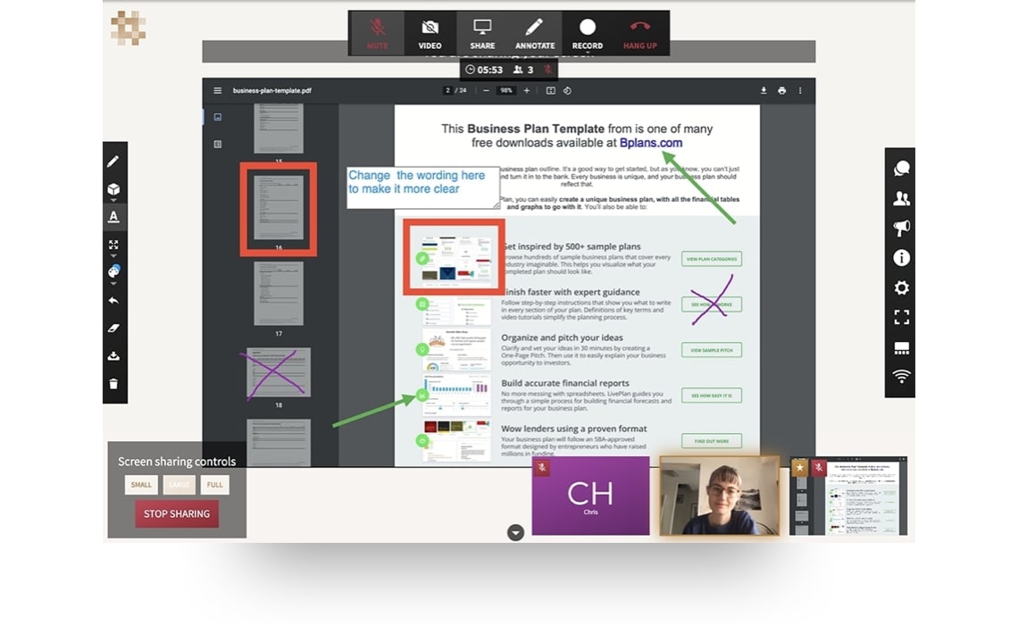Masterfully markup meetings with digital annotation tools in real-time