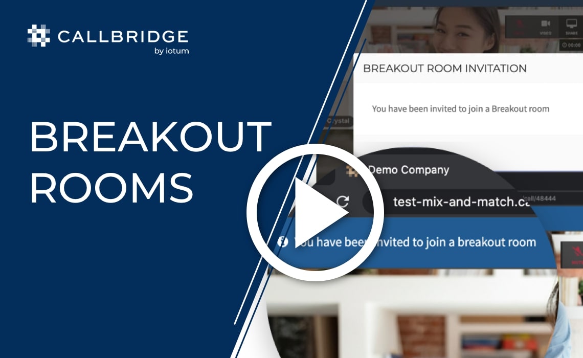 Use a Breakout Room to split off from the main room for private video chats